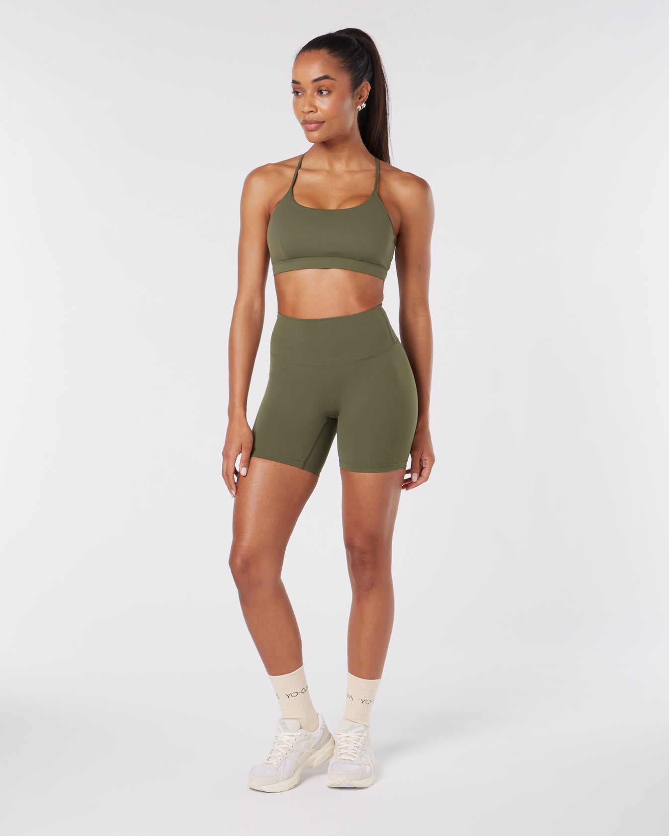 YO-GAYA Ultra Bra – High Support Sports Bra – Olive Green